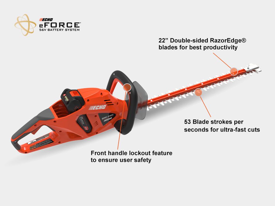 Echo DHC-2300 56V 22″ Hedge Trimmer Bare Tool – Landscape Supply